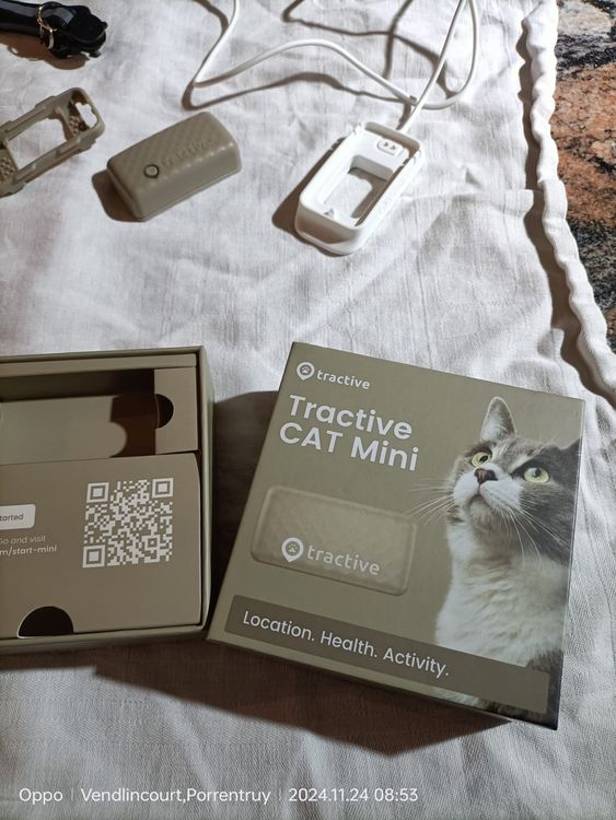 Traceur GPS Tractive Cat Mini, neuf, utilisé 2 heures | Kaufen auf Ricardo