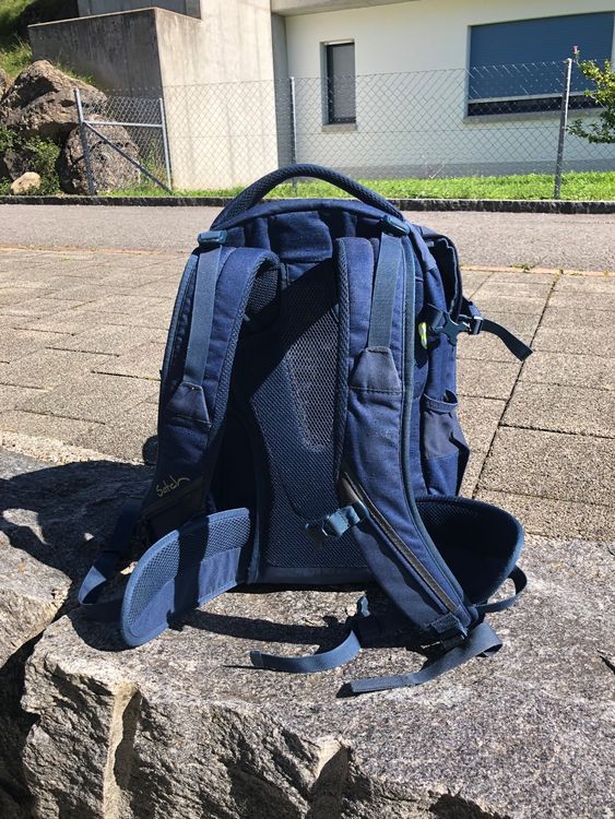 Satch Schulrucksack dunkel blau | Kaufen auf Ricardo