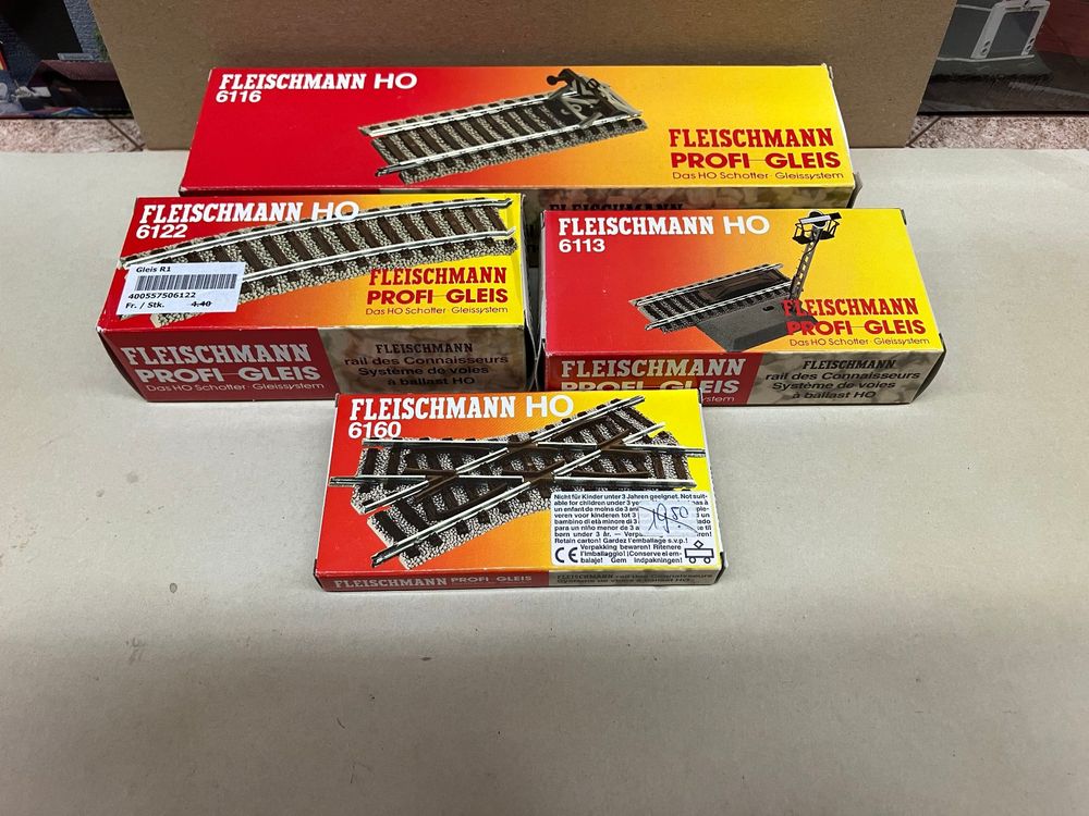 Konvolut Fleischmann PROFI-GLEIS, H0 GS (Neu (gemäss Beschreibung)) in ...