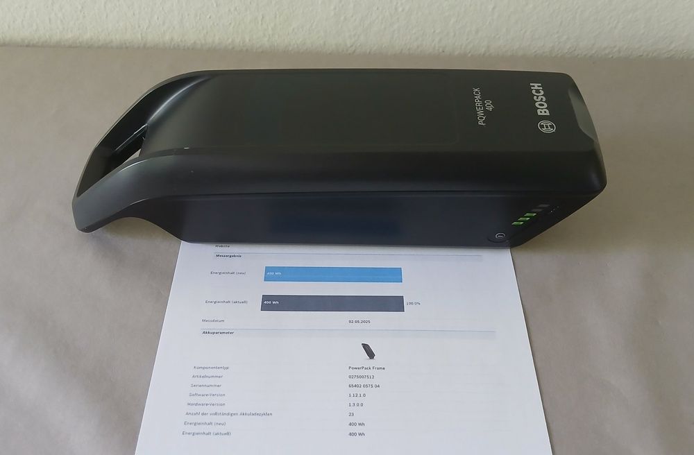 Bosch Powerpack 400 mit 479Wh 11 Ladezyklen - Messbericht (Gebraucht) in Winterthur für CHF 335 ...