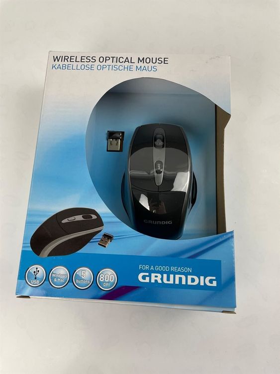 Computer Maus - Wireless optical Mouse, Grundig (Neu und ...