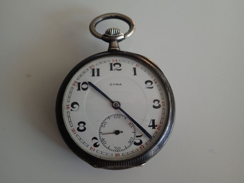 alte CYMA Silber-Taschenuhr | Kaufen auf Ricardo