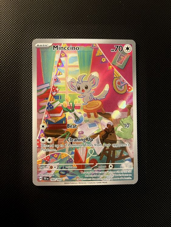 Minccino Illustration Rare TEF 182/162 (Gebraucht) in Cham für CHF 8 – mit Lieferung auf Ricardo ...