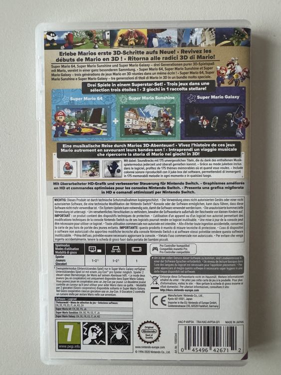 Nintendo Super Mario 3D All-Stars (DE) (Gebraucht) in Bern für CHF 85 ...