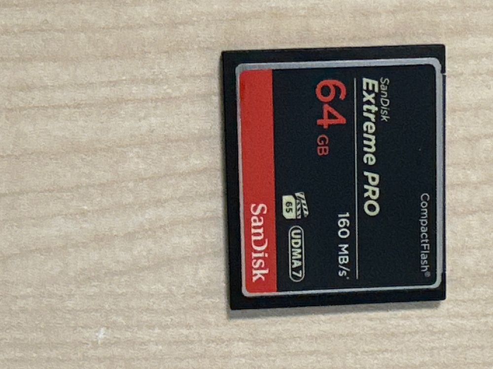 SANDISK CompactFlash Card Extreme Pro 64GB CF 160 Mb/s (Gebraucht) in Zürich für CHF 37 – mit ...