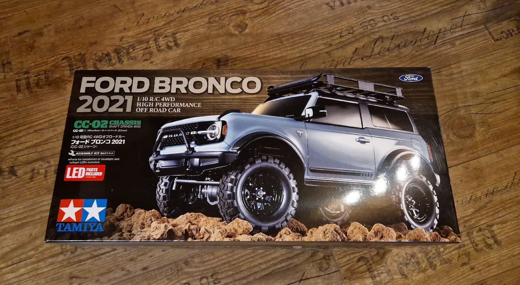 Tamiya Ford Bronco 2021 CC-02 Chassis Bausatz (Neu und originalverpackt ...