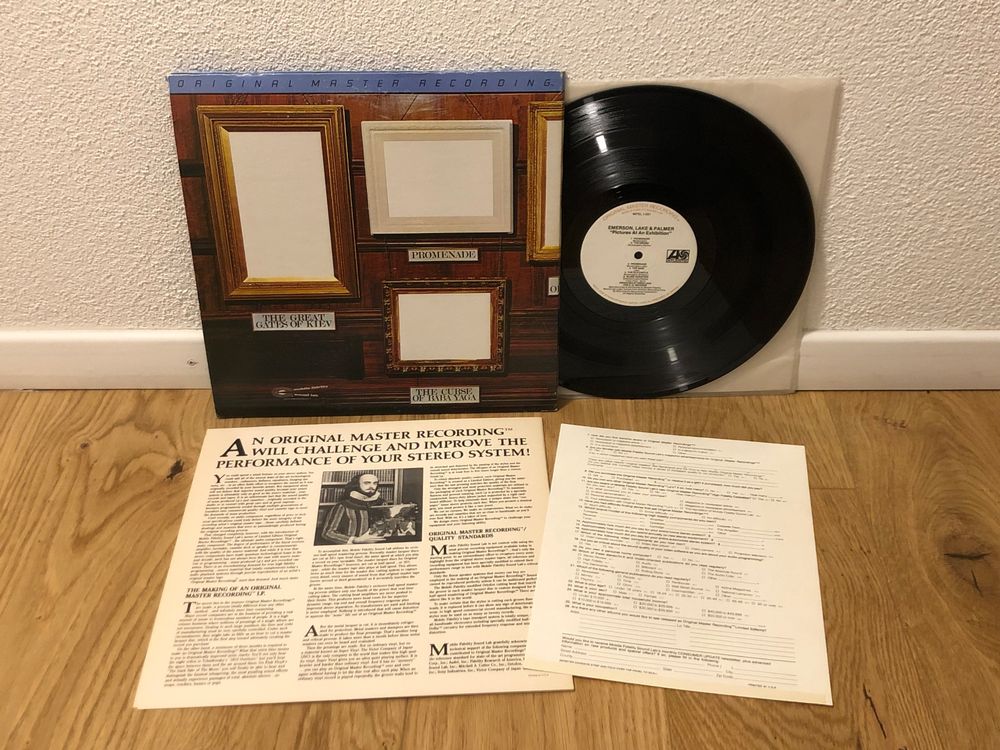 EMERSON, LAKE & PALMER - PICTURES AT AN EXHIBITION LP MFSL (Gebraucht ...