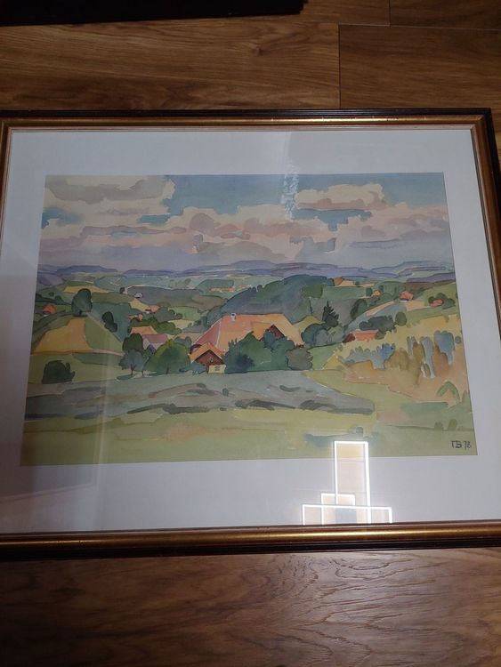 Aquarell Landschaft | Kaufen auf Ricardo