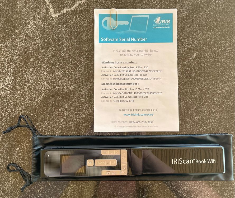 Handscanner Iriscan Book 5 Wifi (Neu (gemäss Beschreibung)) in ...