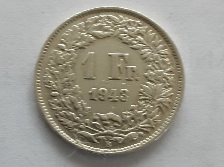 1 Fr.- 1943 Silbergeld sehr schön (Gebraucht) in Hofstetten SO für CHF 4 – mit Lieferung auf ...
