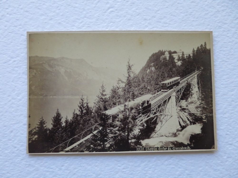 Joh. Adam Gabler (1833-1888) Giessbach-Bahn (Gebraucht) in Zürich für ...