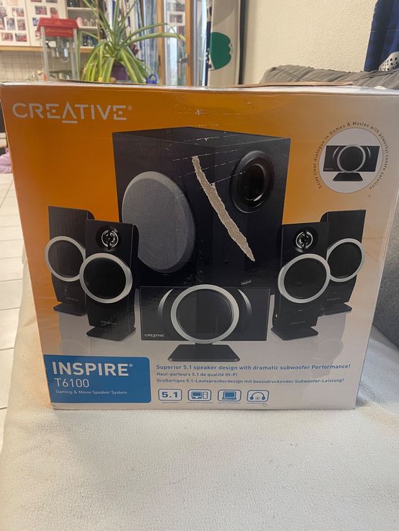 Creative inspire T6100 haut-parleur / Lautsprechersystem 5.1 (Gebraucht ...