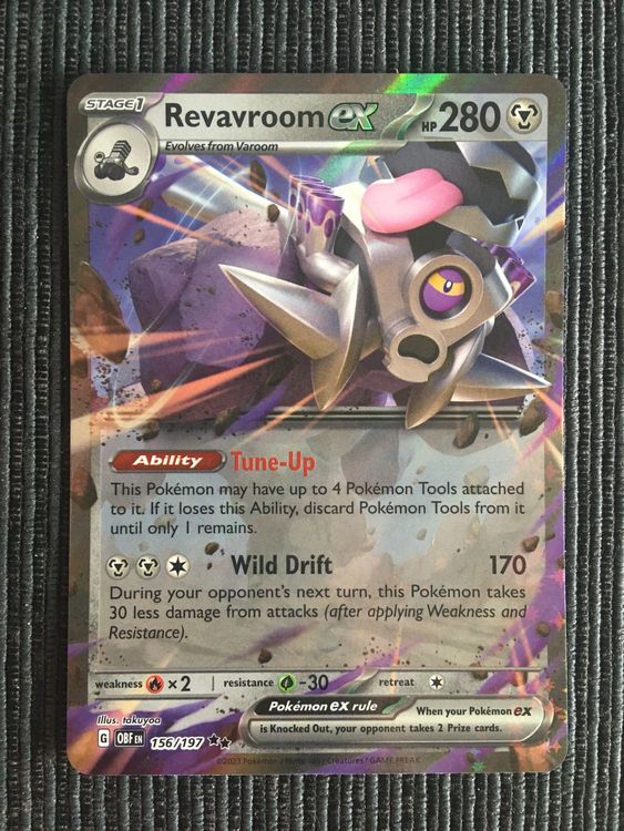 Pokemon Obsidian Flames Revavroom EX Englisch | Kaufen auf Ricardo