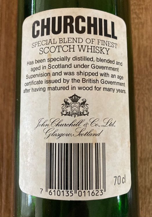 Churchill Scotch Whisky von ca 1985 (Neu (gemäss Beschreibung)) in ...