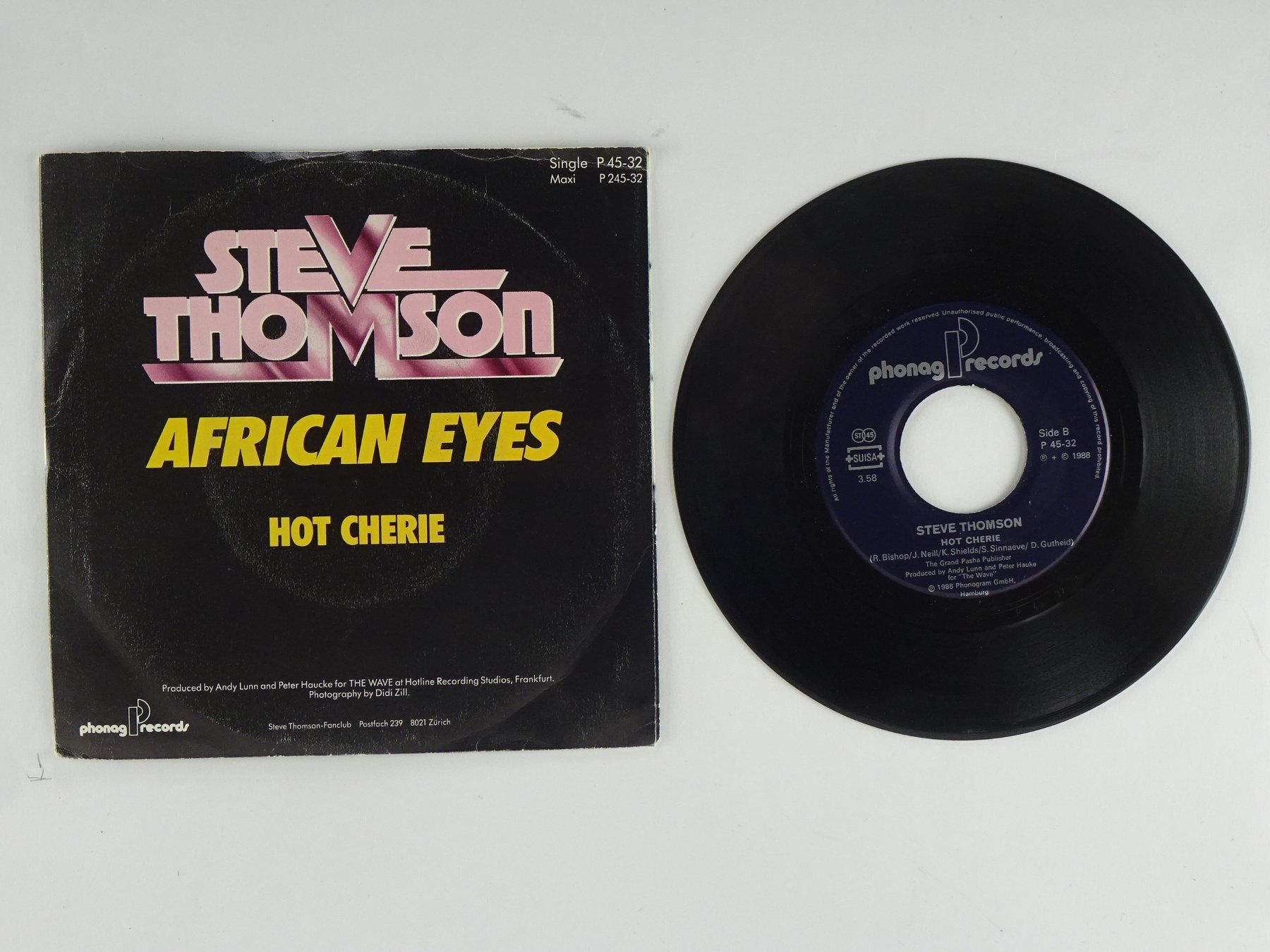 Thomson Steve [CH] – African Eyes b/w Hot Cherie (Gebraucht) in Muhen ...