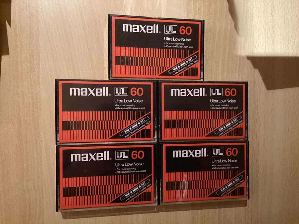Rarität Maxell UL 60 Kassetten, 5 Stück ab 12.- (Gebraucht) in Reutigen für CHF 12 – mit ...
