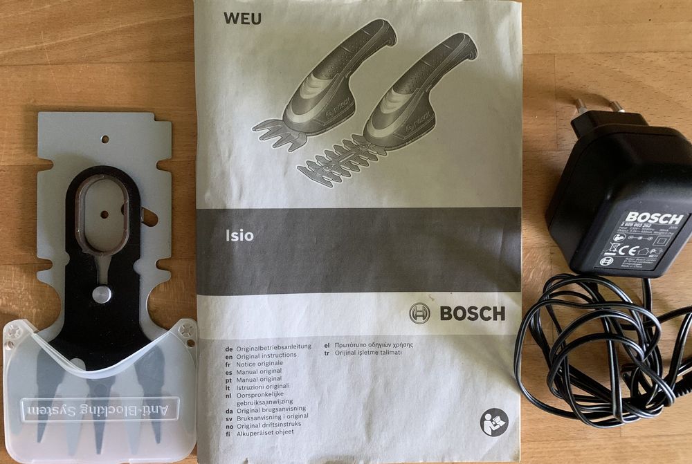 BOSCH Schneidmesser zu ISIO Grasschere mit Ladegerät (Neu (gemäss ...