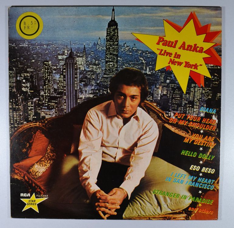 LP: PAUL ANKA - Live In New York (Gebraucht) in Frenkendorf für CHF 2 ...
