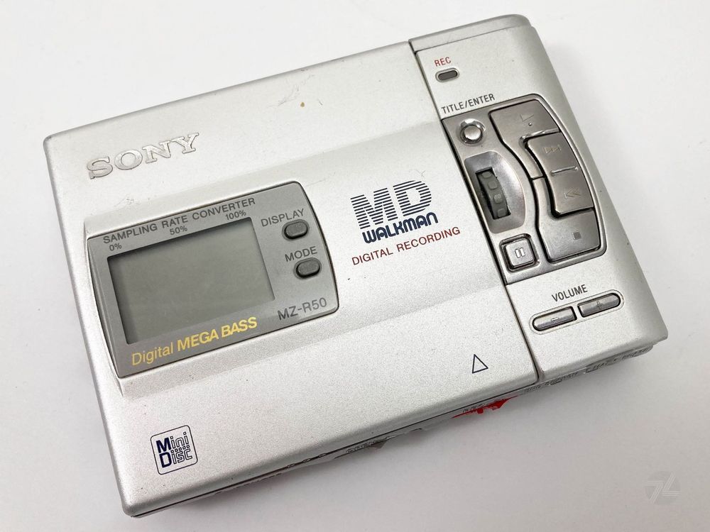 Sony MZ-R50 MiniDisc Recorder Player + 31 Mini Disc + RC OVP (Gebraucht ...