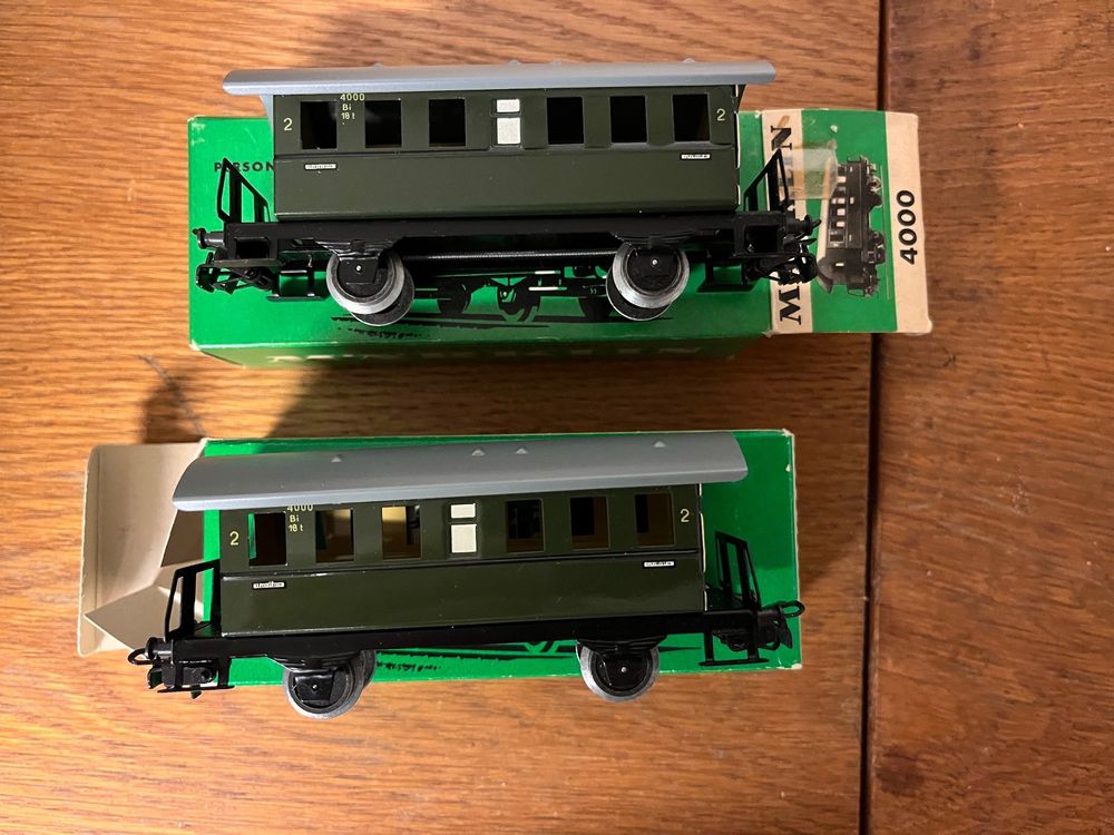 Märklin 4000 Personenwagen OVP Blech 4000 Bi 18t top Zustand | Kaufen ...