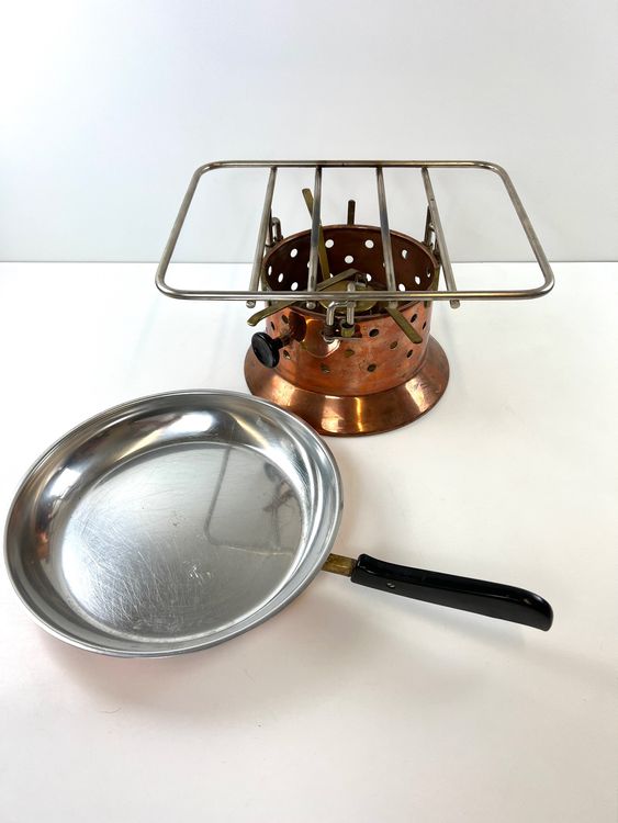 Vintage Flambier-Set (Rechaud und Pfanne) SPRING SWITZERLAND | Kaufen ...