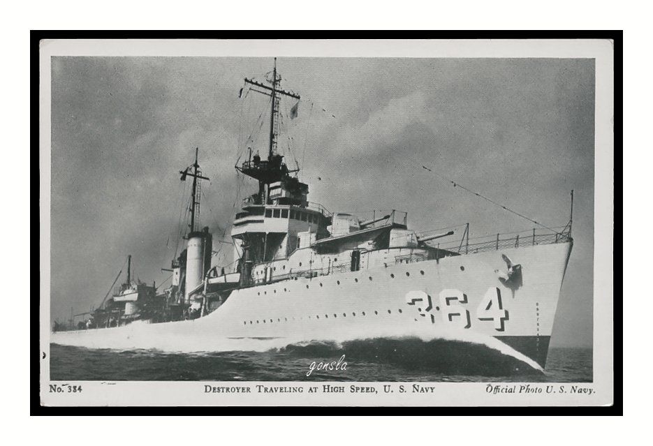 DESTROYER NAVIRE DE GUERRE 1942 "Photo Official U.S. Navy" | Kaufen auf ...