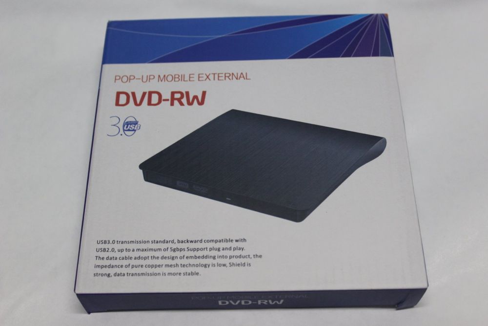 Slim CD DVD-RW Brenner Externes DVD Laufwerk USB 3.0 Brenner (Neu (gemäss Beschreibung)) in ...
