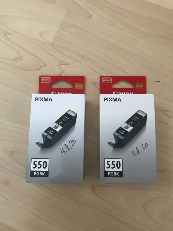 Ink Tank Pixma 550 PGBK - Schwarz (2 x) (Neu und originalverpackt) in ...