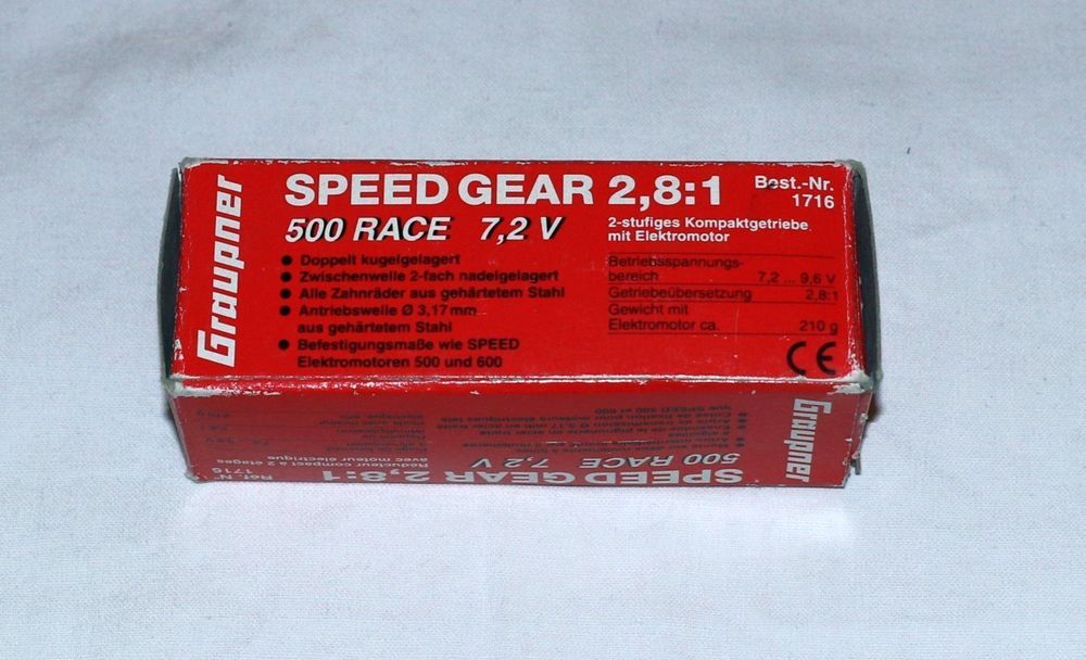Elektromotor Graupner Speed Gear 2.8:1 | Kaufen auf Ricardo