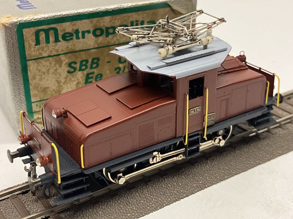 Metrop 521= Rangierlok Ee 3/3 SBB 16376 SBB braun - Messing (Defekt) in ...