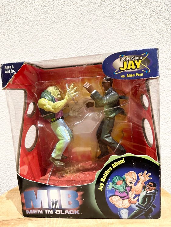 Neu vintage MIB Men In Black Jay vs Alien Perp Galoob 1997 (Neu und ...