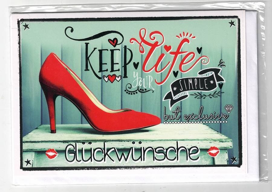 Glückwunsch Karte - Gratulation Geburtstag - Glückwünsche (Neu und ...