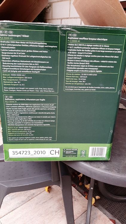 Elektro Laubsauger / Laubbläser Parkside PLS 3000 A1 (Neu (gemäss ...