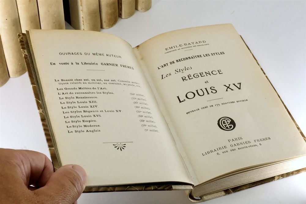 B0005 L'Art de reconnaître les Styles, Garnier Fréres Paris (Gebraucht ...