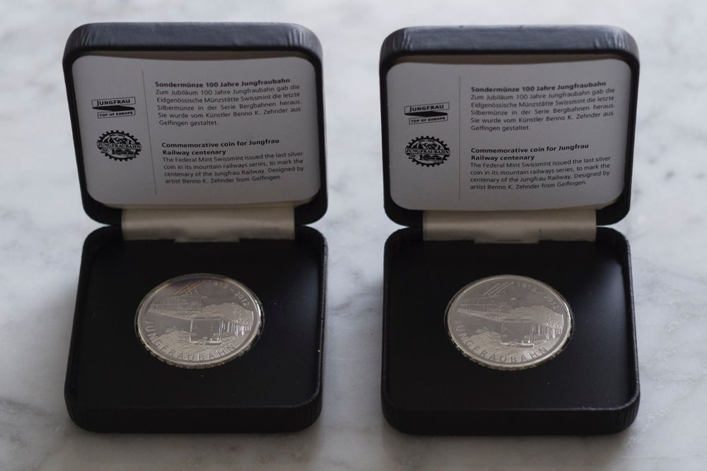 20 Fr. Sonder-Münzen Jungfraubahn 2012 (Neu und originalverpackt) in zürich für CHF 120 – mit ...