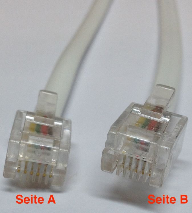 Telefon Modem PhoneNet DSL ADSL VDSL Kabel RJ12 4Pol. ST/ST | Kaufen ...