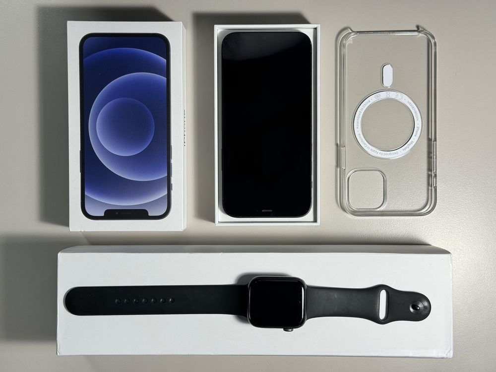Apple iPhone 12, Black, 128GB + Apple Watch Series 4 44mm | Kaufen auf ...