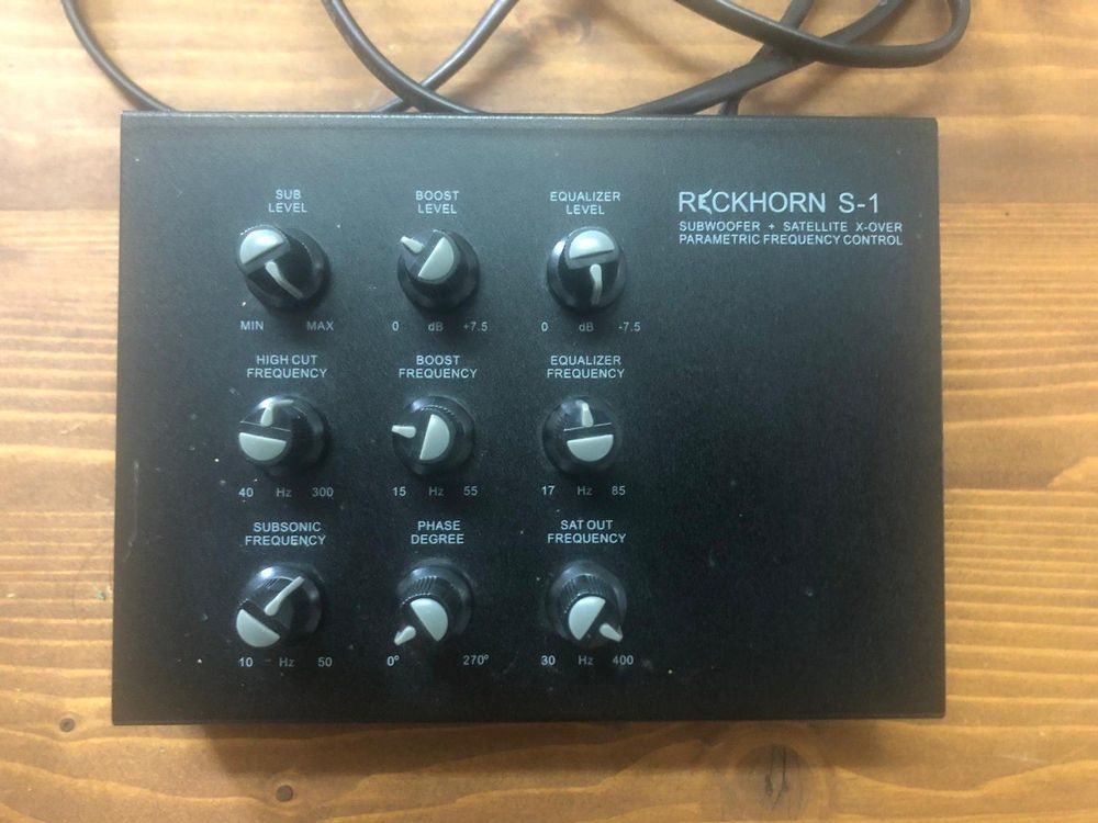 Reckhorn S-1 Subwoofer Aktivweiche (Gebraucht) in Solothurn für CHF 81 ...