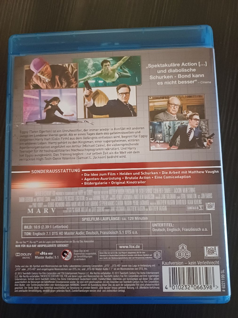 "Kingsman - The Secret Service" auf Blu-ray / Gratis Versand (Neu ...