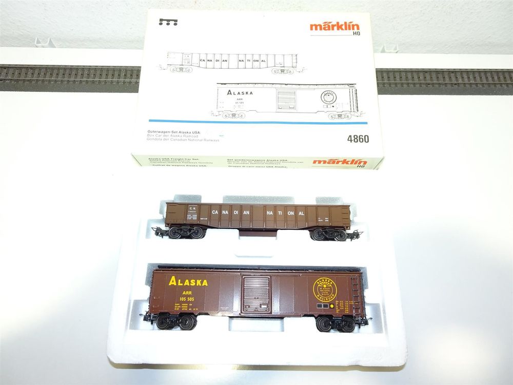 Märklin U.S. Güterwagen Alaska HO 4860 (G) (Neu (gemäss Beschreibung ...