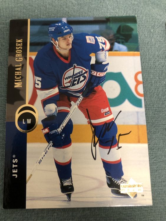 Michal Grosek EVZ Genf Servette Hockey Card signiert (Gebraucht) in ...