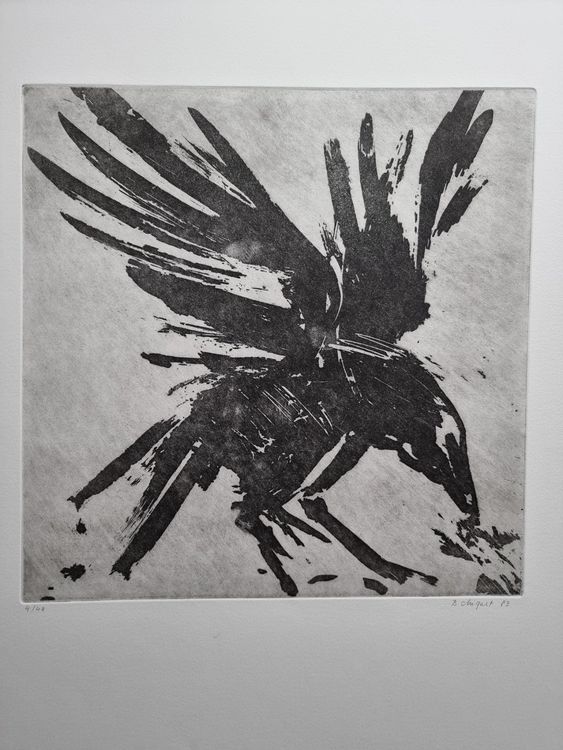 CHIQUET BERNHARD RADIERUNG AQUATINTA SIGNIERT NUMMERIERT (Gebraucht) in Gersau für CHF 35 – mit ...