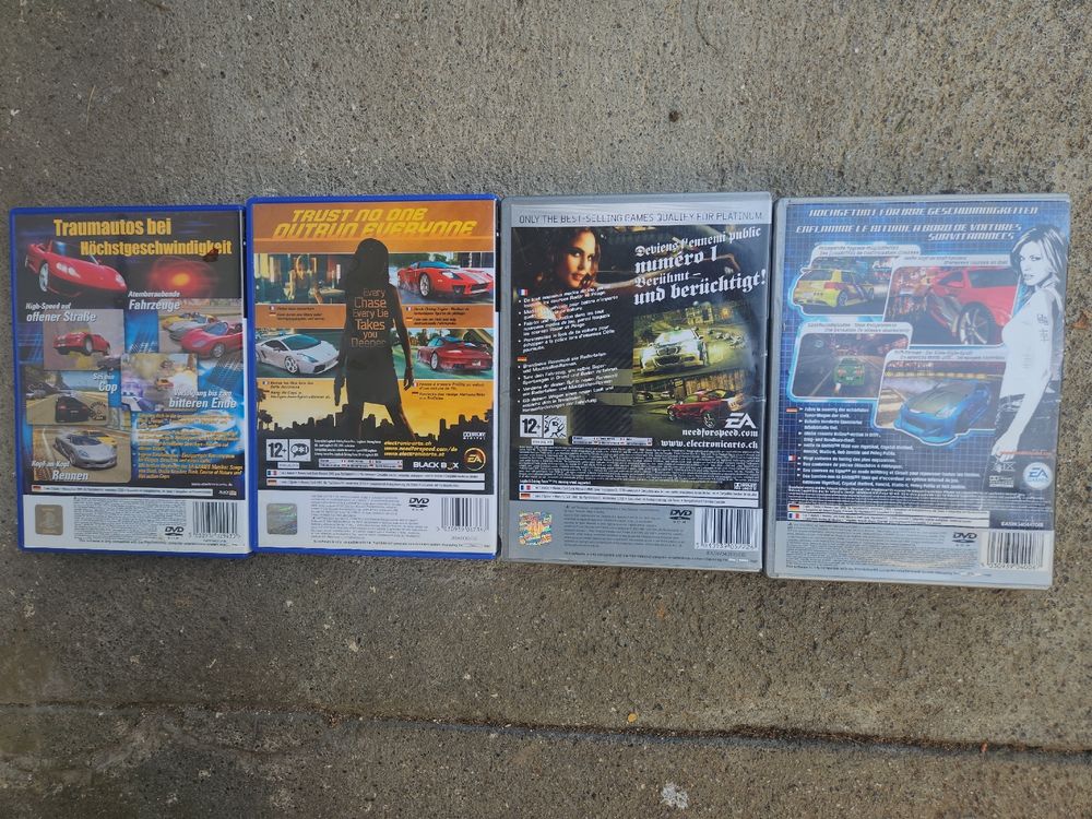 Need for Speed PS2 - Top Games-Set - Ab 1chf (Gebraucht) in Tafers für ...