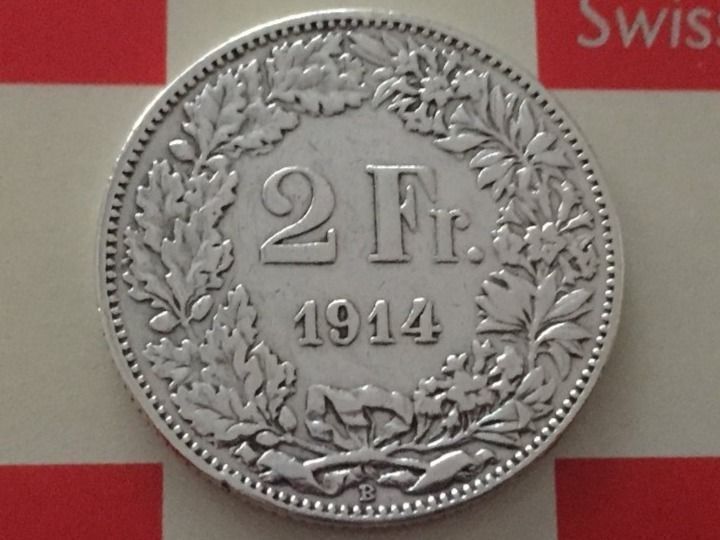 2 Franken 1914 ss-vz, nur 1,0 Mio. (Gebraucht) in Elsau für CHF 9.6 – mit Lieferung auf Ricardo ...