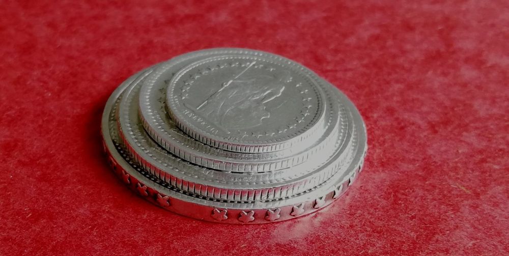 SILBERGELD SILBERMÜNZEN SCHWEIZ SERIE 1910 2x 1921 1931 (Gebraucht) in Rüschlikon für CHF 20 ...