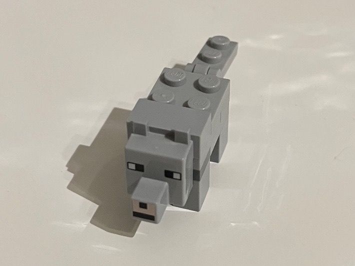 Lego Minecraft - Wolf - Brick Built - minewolf05 | Kaufen auf Ricardo