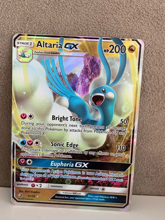 Altaria GX ENG Dragon Majesty Pokemon 41/70 (Gebraucht) in Fislisbach ...