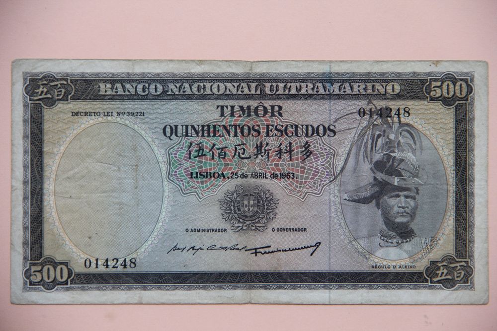 TIMOR - BANCO NACIONAL ULTRAMARINO - 500 Escudos 25.4.1963 (Gebraucht ...