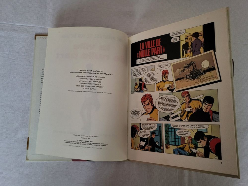 BOB MORANE : EO 16 La ville de nulle part (Dargaud, 1973) (Gebraucht ...