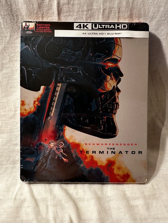 The Terminator Steelbook 4K UHD + Blu-ray OVP UNCUT! (Neu und ...